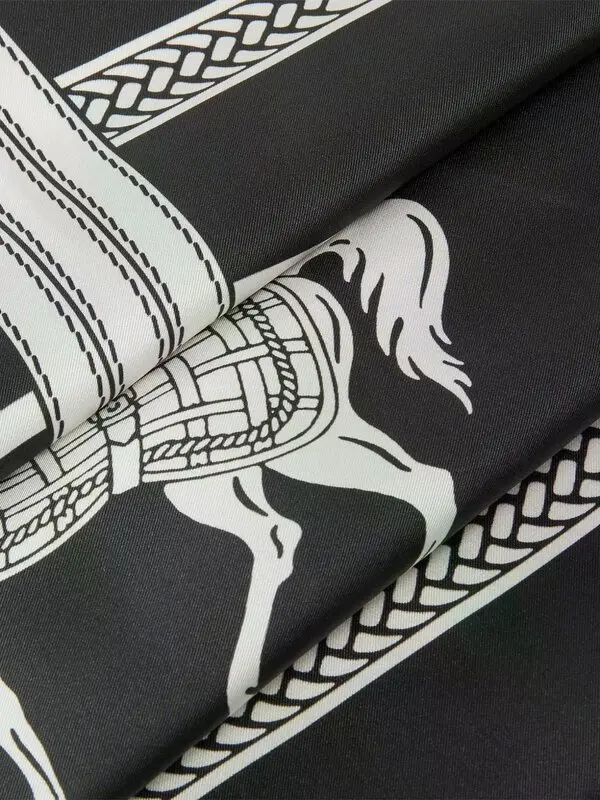 Fendi Selleria Horse-print Scarf