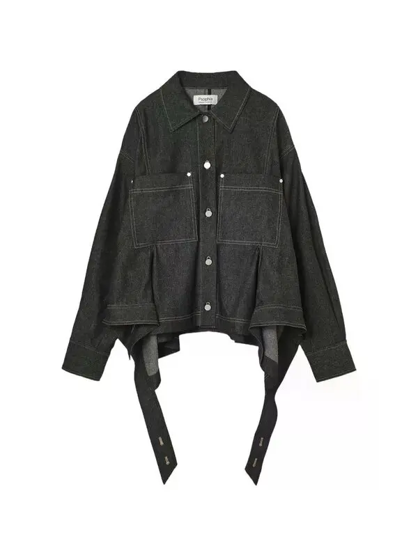 PSOPHIA Contrast-stitch Denim Jacket