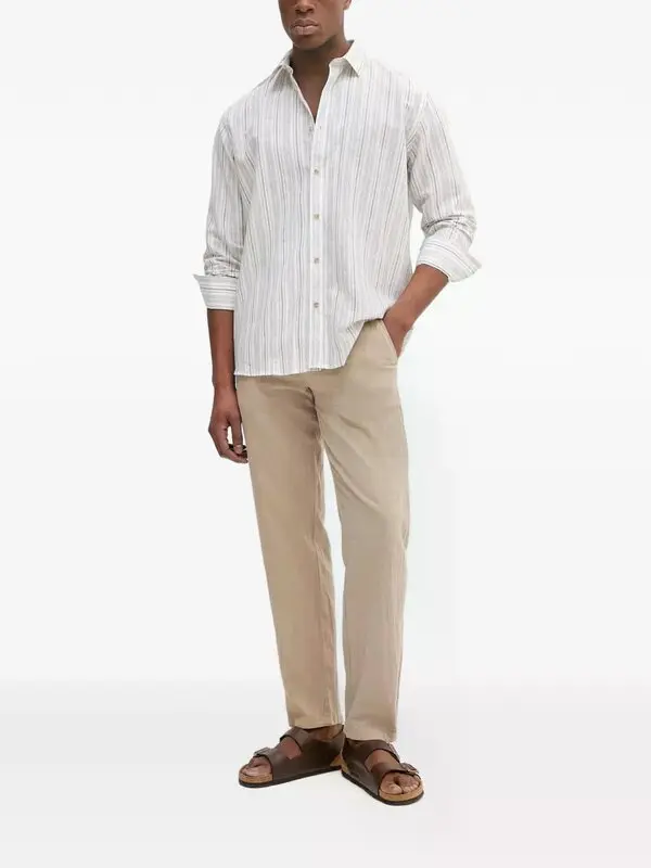 LINDBERGH Drawstring-waistband Straight-leg Trousers