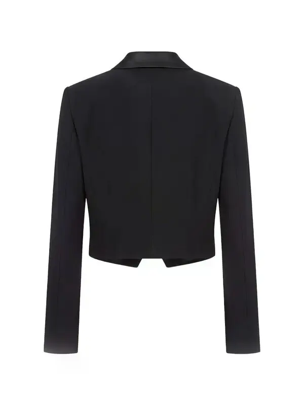 Max Mara Cropped Peak-lapel Jacket