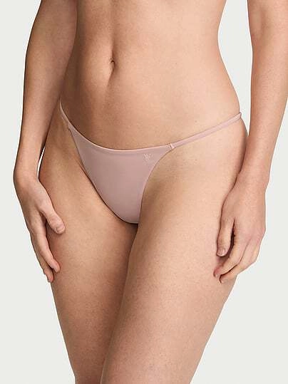 Victoria's Secret No-show V-string Panty - Beige
