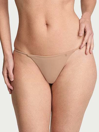 Victoria's Secret No-show V-string Panty - Beige