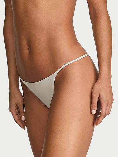 Victoria's Secret No-show V-string Panty - Beige