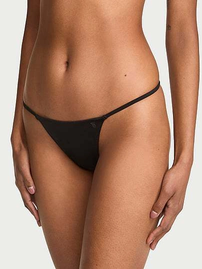 Victoria's Secret No-show V-string Panty - Black