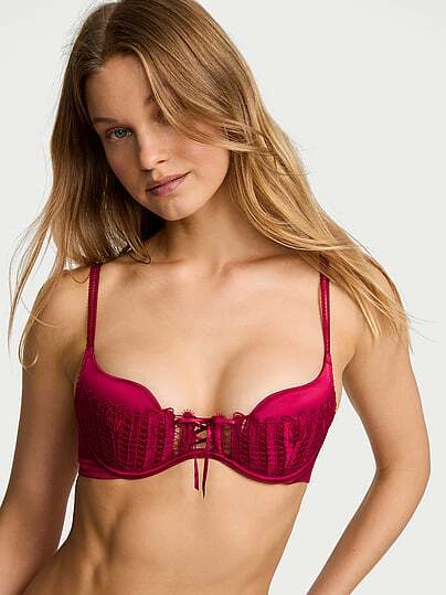 Victoria's Secret Very Sexy Open Plunge Front-close Lightly Lined Bra - Cinnamon