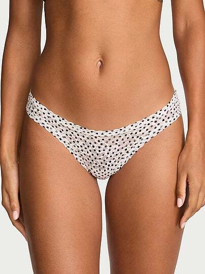 Victoria's Secret The Lacie Lace Ultra-low Cheeky Panty - Print