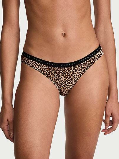 Victoria's Secret Stretch Cotton Ultra-low Cheeky Panty - Print