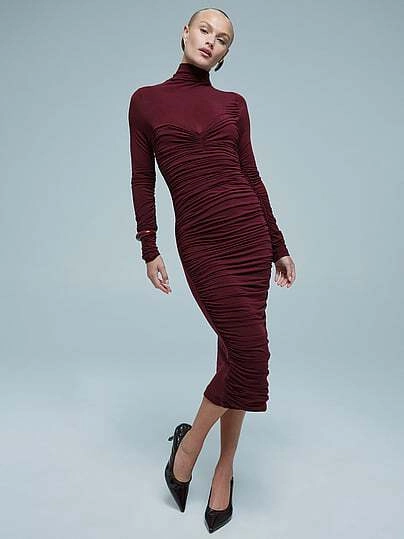 Victoria's Secret Bardot Amera Knit Midi Dress