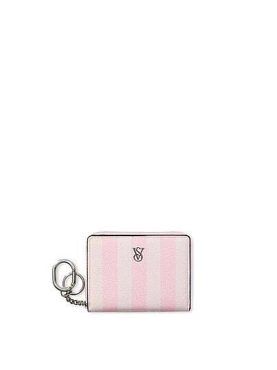 Victoria's Secret Small Zip Wallet Keychain - Print