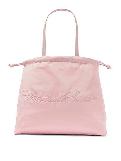 Victoria's Secret Cinched Satin Tote Bag