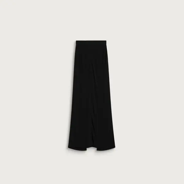 MAISON MARGIELA Fusion Jersey Waistband Maxi Skirt Pants - Black