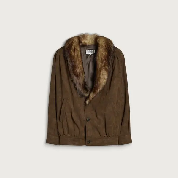 MAISON MARGIELA Faux Suede Jacket