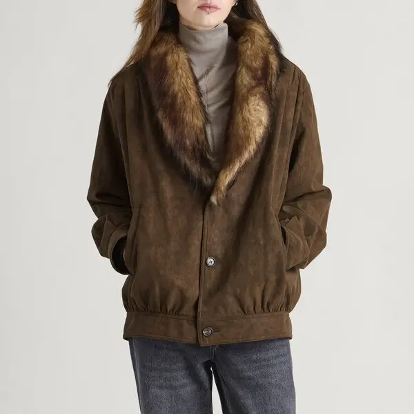 MAISON MARGIELA Faux Suede Jacket