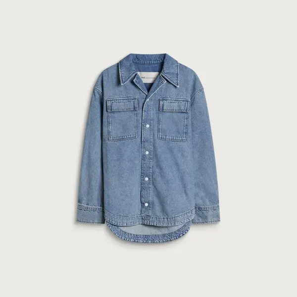AMI Paris Indigo Denim Overshirt