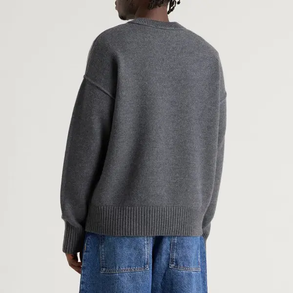 AMI Paris Crewneck Contrasted Adc Jumper