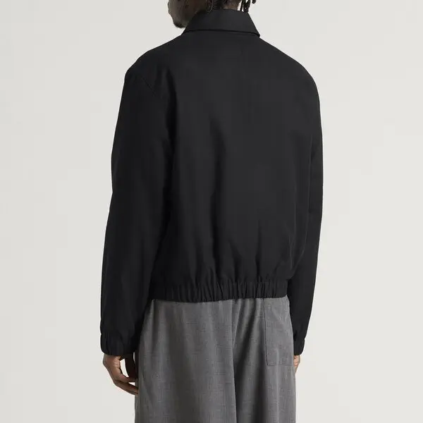 AMI Paris Cotton Adc Padded Zipped Jacket