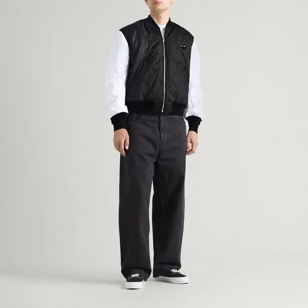Play Comme Des Garcon Black Heart Bomber Jacket