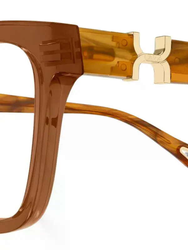 Chloé Logo-plaque Cat-eye Frame Glasses