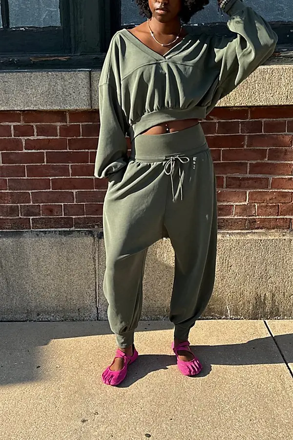 Free People Horizon Chaser Set - Ivy