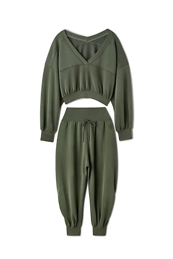 Free People Horizon Chaser Set - Ivy