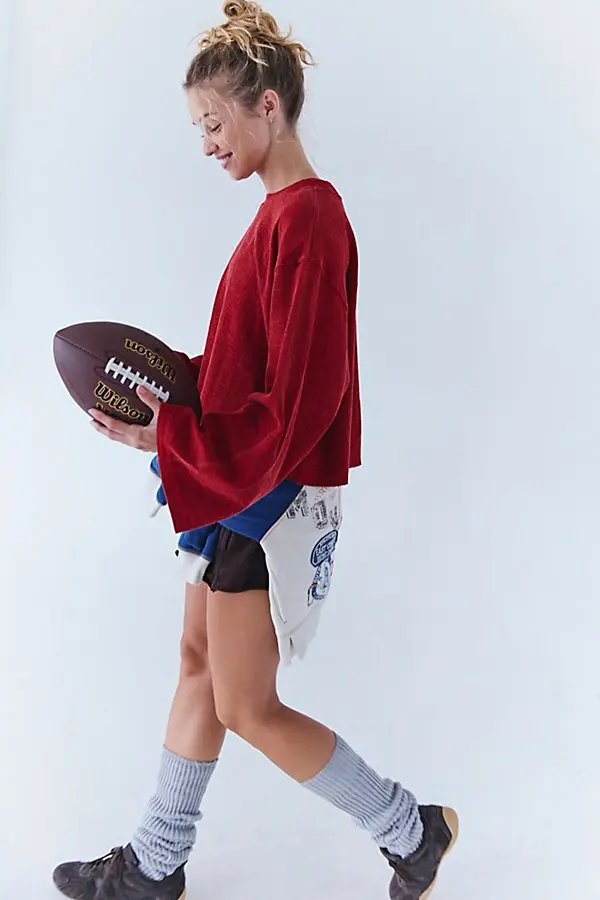 Free People Slub Zero Layer - Candy Apple