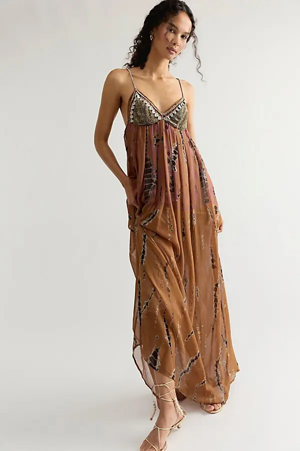 MES DEMOISELLES Noctiluca Maxi Dress