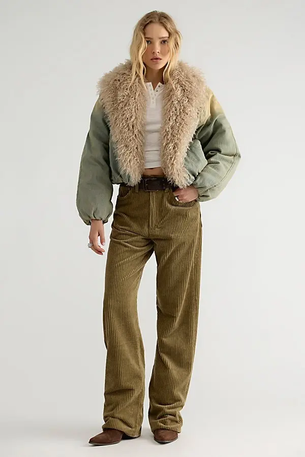 AGOLDE Vintage Loose Corduroy Jeans - Bronze