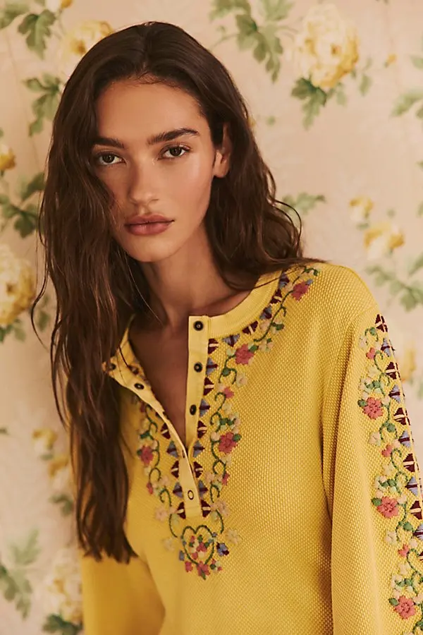 Free People Freeze Frame Tee Midi Dress - Cornsilk
