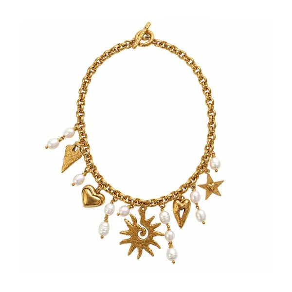 LALINDE The Solimar Charm Necklace