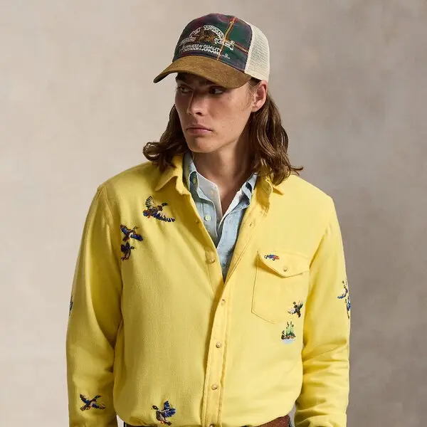 Ralph Lauren Classic Fit Duck-embroidered Twill Shirt