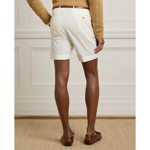 Ralph Lauren Hand-tailored Stretch Chino Short - Deckwash White