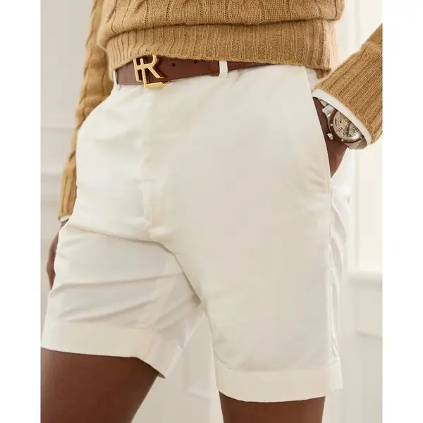 Ralph Lauren Hand-tailored Stretch Chino Short - Deckwash White