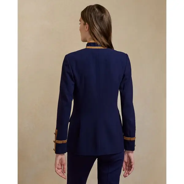 Ralph Lauren Double-breasted Wool Crepe Jacket