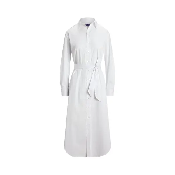 Ralph Lauren Arielle Satin Stretch Poplin Day Dress