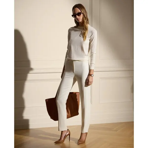 Ralph Lauren Simone Wool Crepe Pant