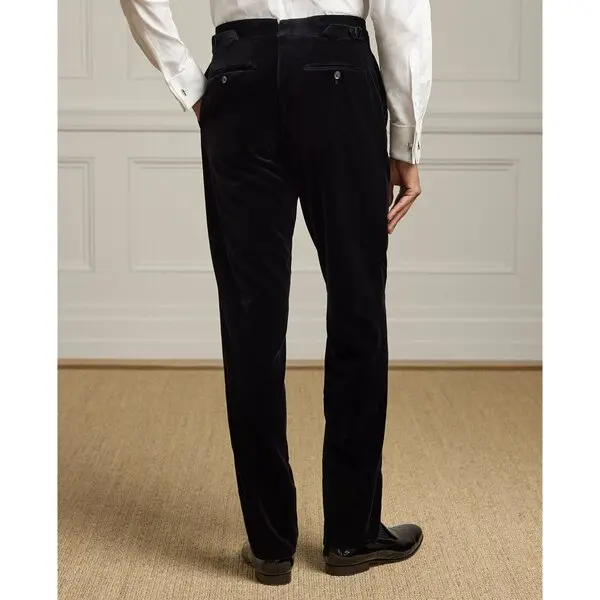 Ralph Lauren Gregory Hand-tailored Velvet Trouser