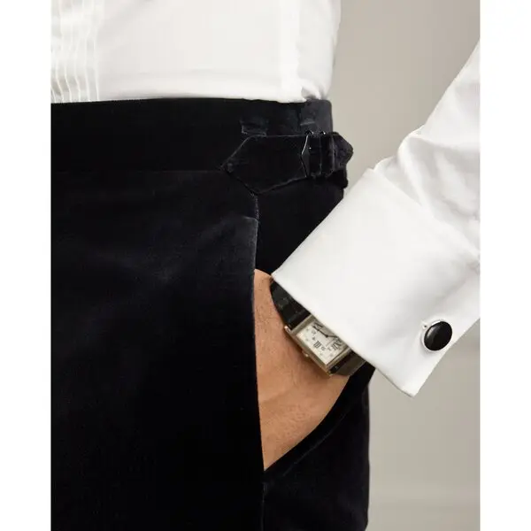 Ralph Lauren Gregory Hand-tailored Velvet Trouser