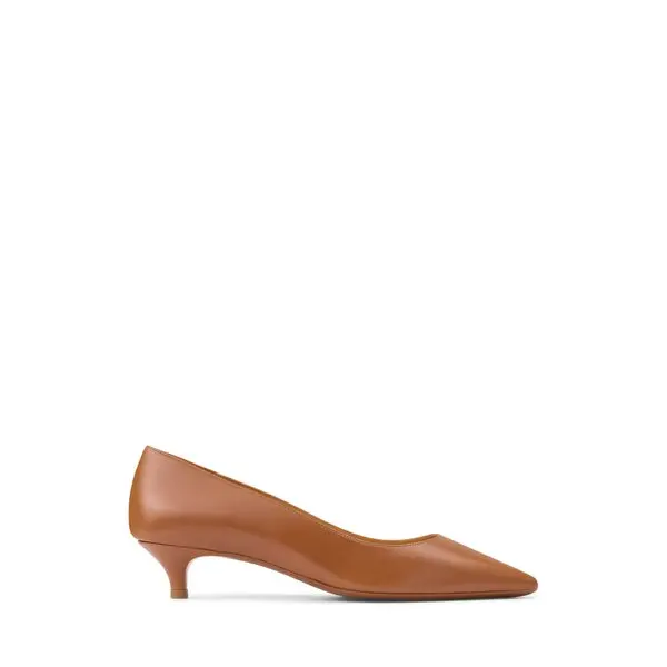 Ralph Lauren Tenney 35 Mm Goatskin Pump - Rl Gold