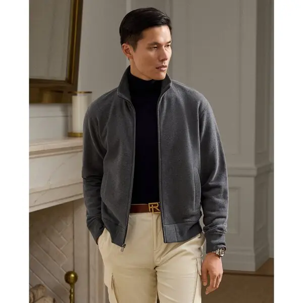 Ralph Lauren Cotton-cashmere Fleece Track Jacket