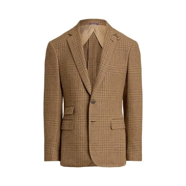 Ralph Lauren Kent Hand-tailored Plaid Suit Jacket