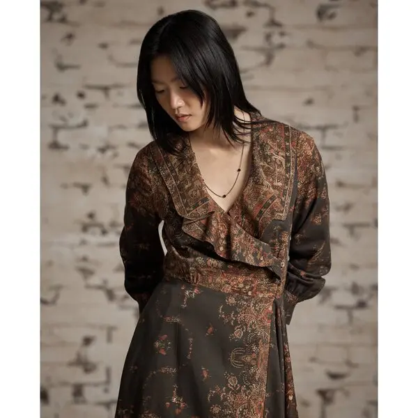 Ralph Lauren Paisley-print Wrap Dress