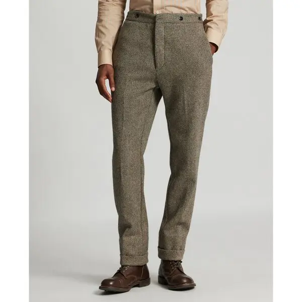 Ralph Lauren Slim Fit Wool Dobby Suit Trouser