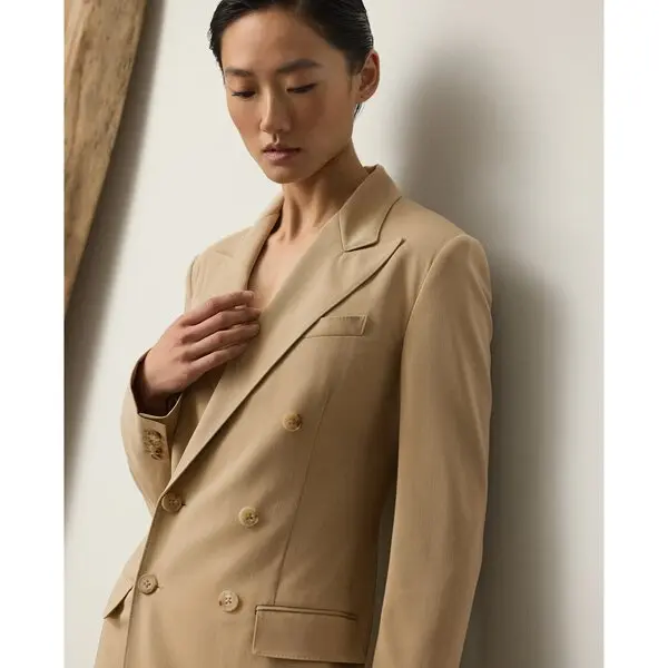 Ralph Lauren Camden Wool Gabardine Day Dress