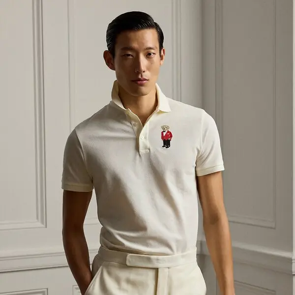 Ralph Lauren Lunar New Year Polo Bear Polo Shirt - Classic Cream