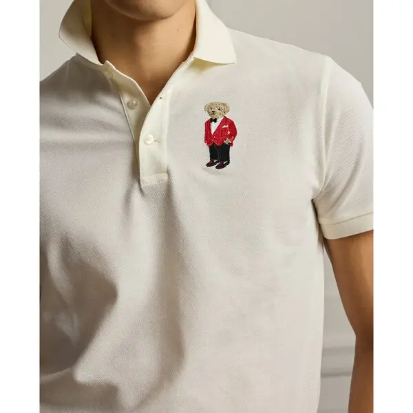 Ralph Lauren Lunar New Year Polo Bear Polo Shirt - Classic Cream