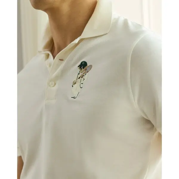 Ralph Lauren Custom Slim Fit Polo Bear Polo Shirt