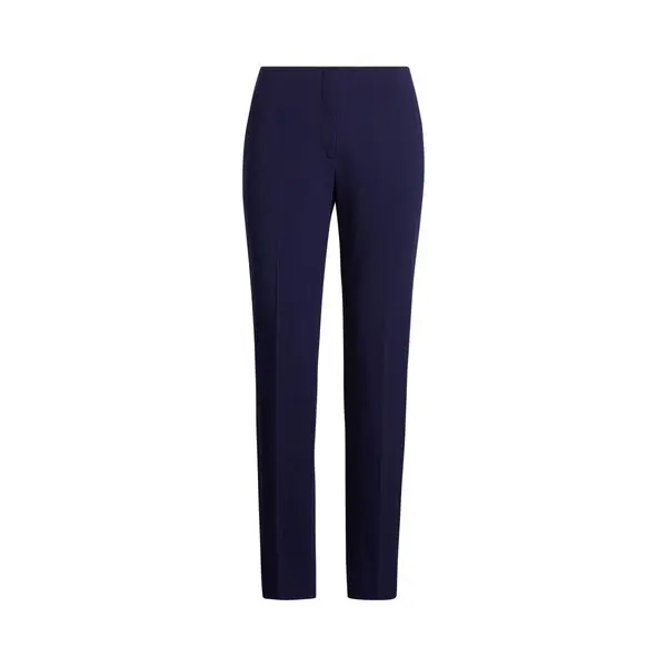 Ralph Lauren Simone Wool Crepe Pant - Navy