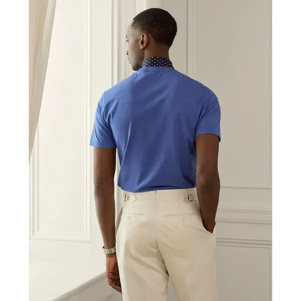 Ralph Lauren Lisle Crewneck T-shirt - Periwinkle Melange