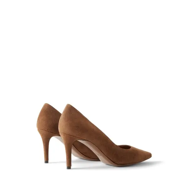Ralph Lauren Tenney 75 Mm Goat-suede Pump