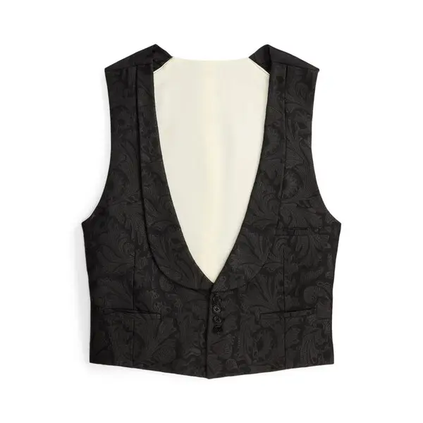 Ralph Lauren Hand-tailored Paisley Jacquard Vest